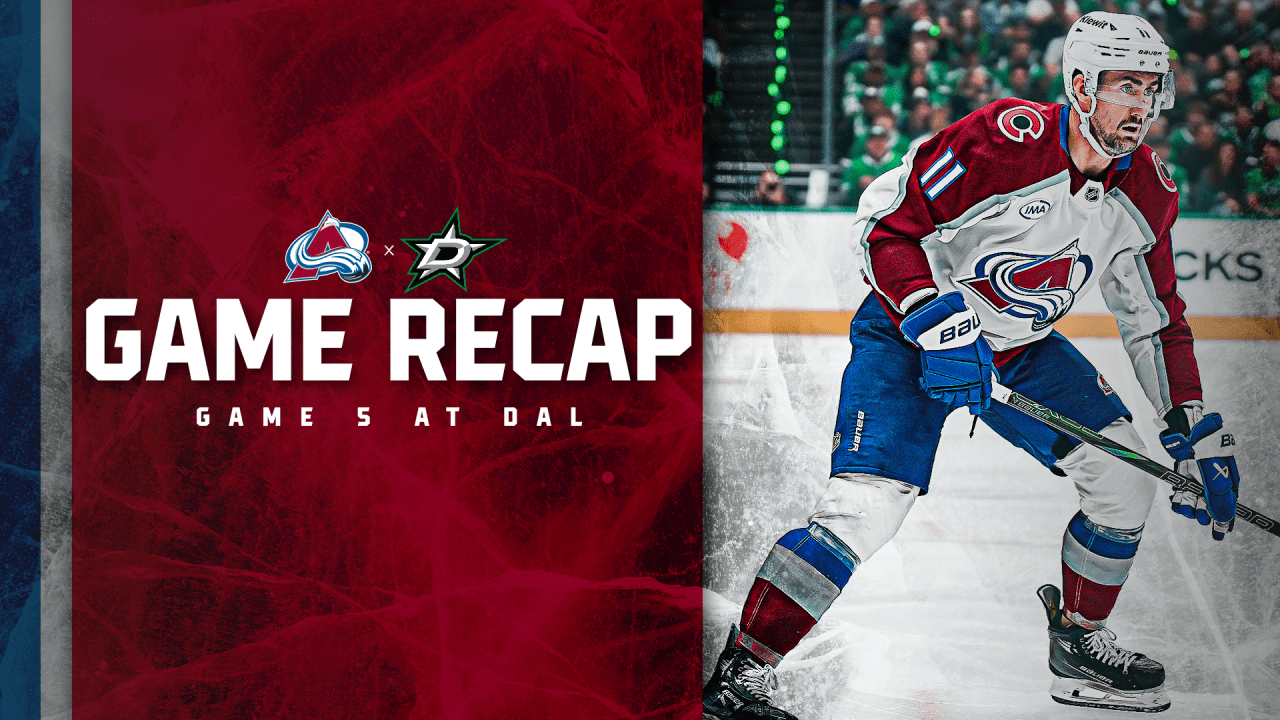 Avalanche Fall 6-2 to Stars in Game Five | Colorado Avalanche