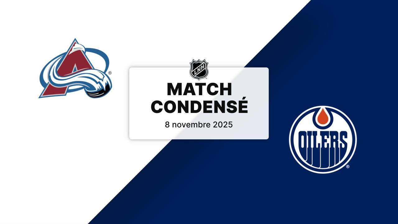 Match condensé : COL @ EDM 08/11/2025 | LNH.com
