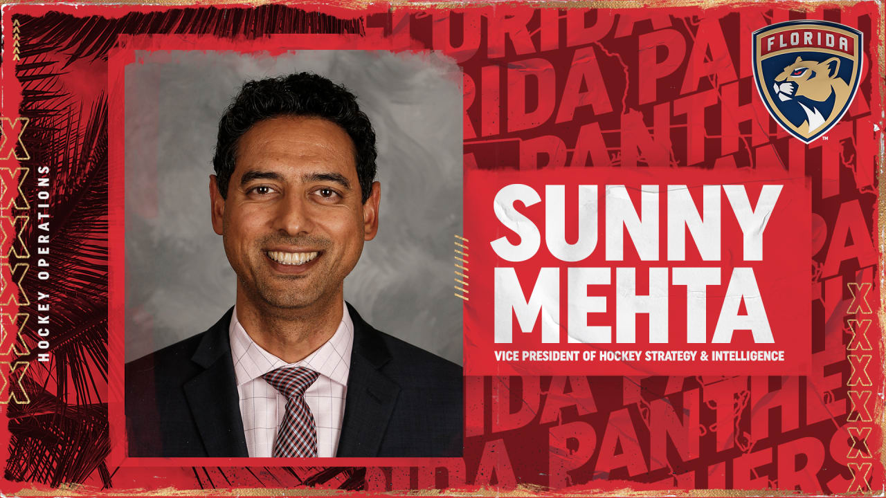 Sunny Mehta Named Vice President of Hockey Strategy & Intelligence ...