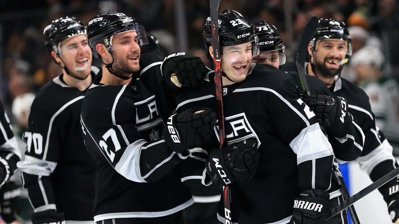 Brown scores four goals to help Kings top Wild, retake third in Pacific ...