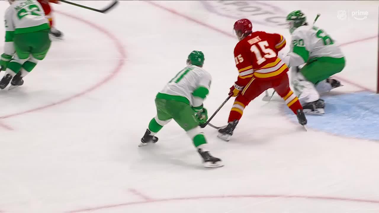 Bobby McMann with a Goal vs. Calgary Flames | Toronto Maple Leafs