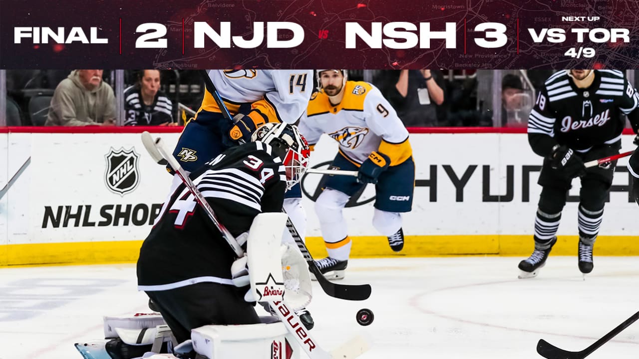 Devils Drop Game in Shootout to Nashville | GAME STORY | New Jersey Devils