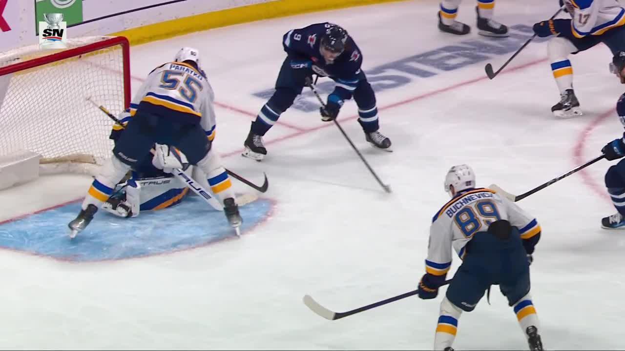 STL@WPG: Iafallo scores goal against Jordan Binnington | Winnipeg Jets