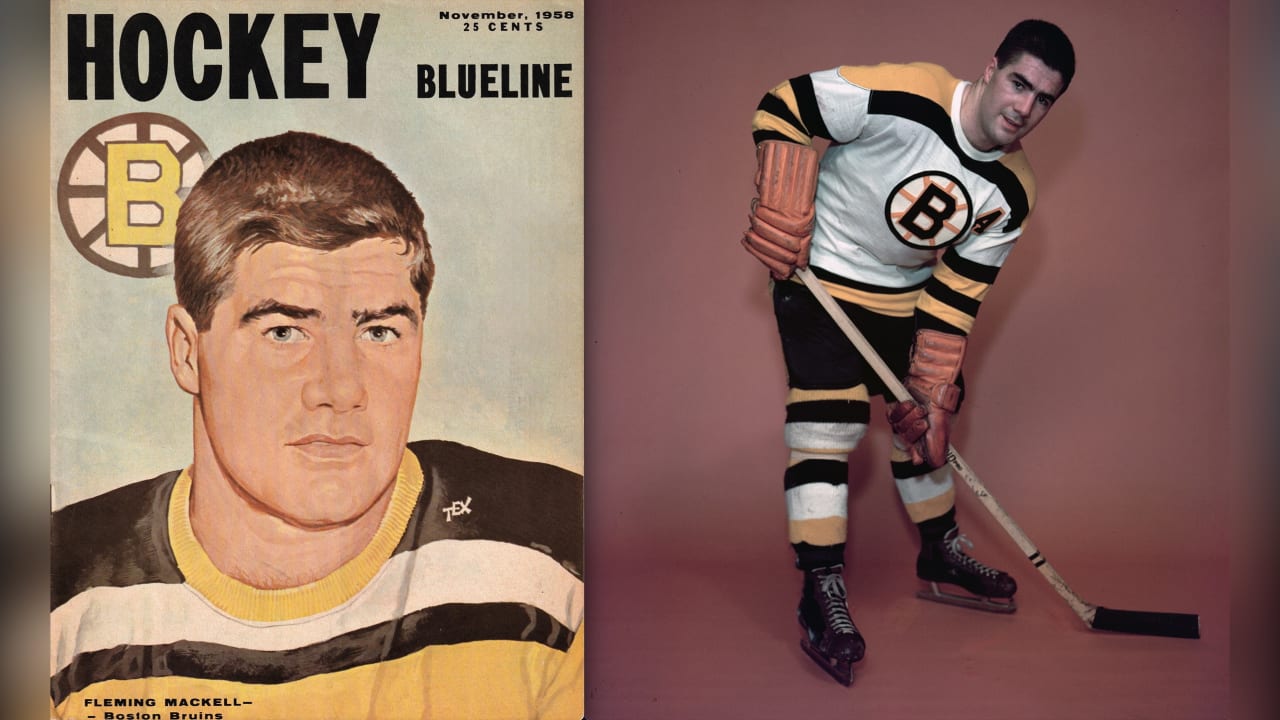 Mackell graced cover of Hockey Blueline magazine in 1958 | NHL.com