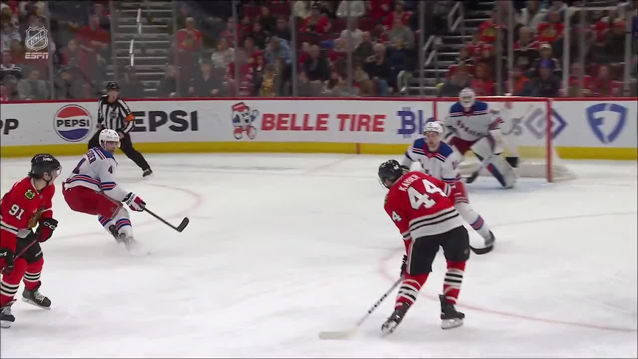 Kaiser Nets First NHL Career Goal | Chicago Blackhawks