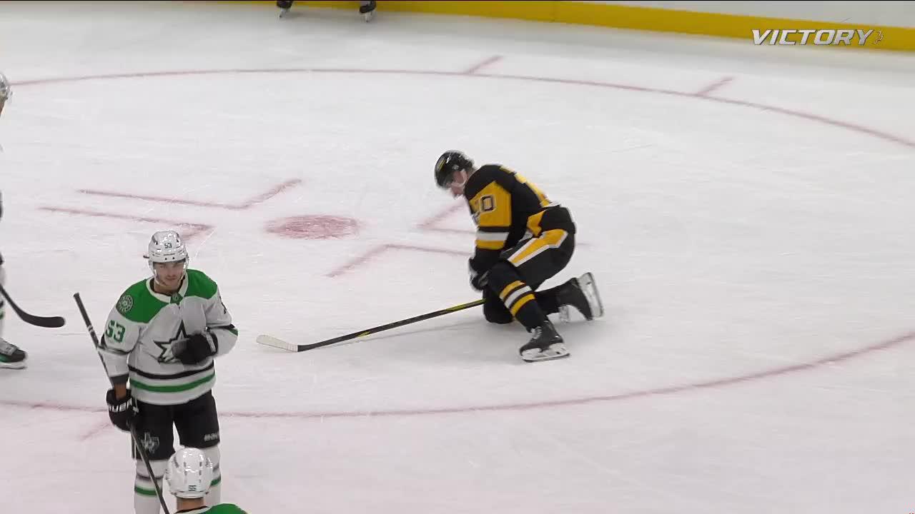 DAL@PIT: Johnston scores goal against Alex Nedeljkovic | Dallas Stars