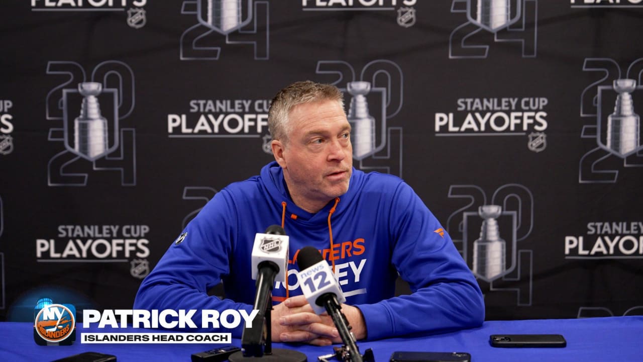 Practice 4/19: Patrick Roy | New York Islanders
