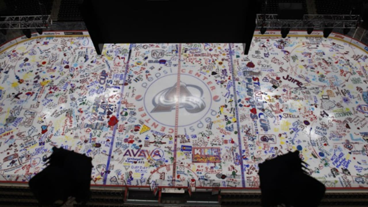 Avalanche, NHL teams celebrate fans by letting them paint the ice | NHL.com