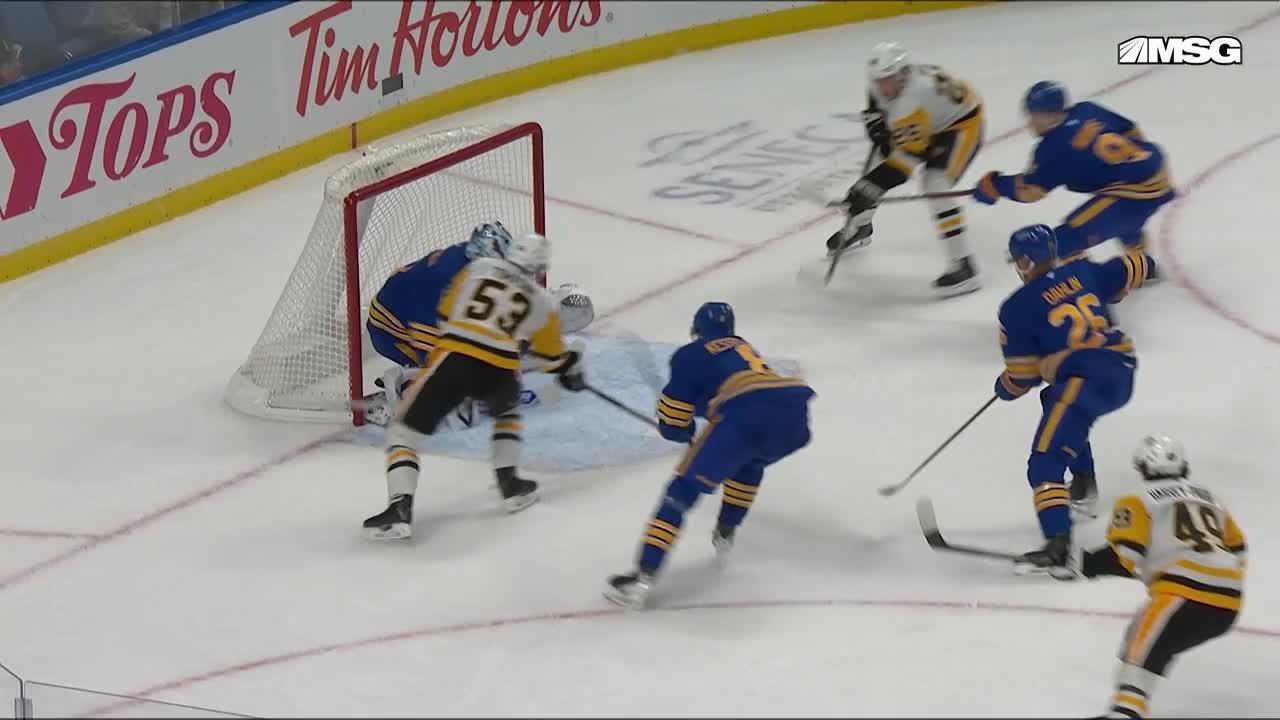 PIT@BUF: Tomasino scores PPG against Ukko-Pekka Luukkonen | Pittsburgh Penguins