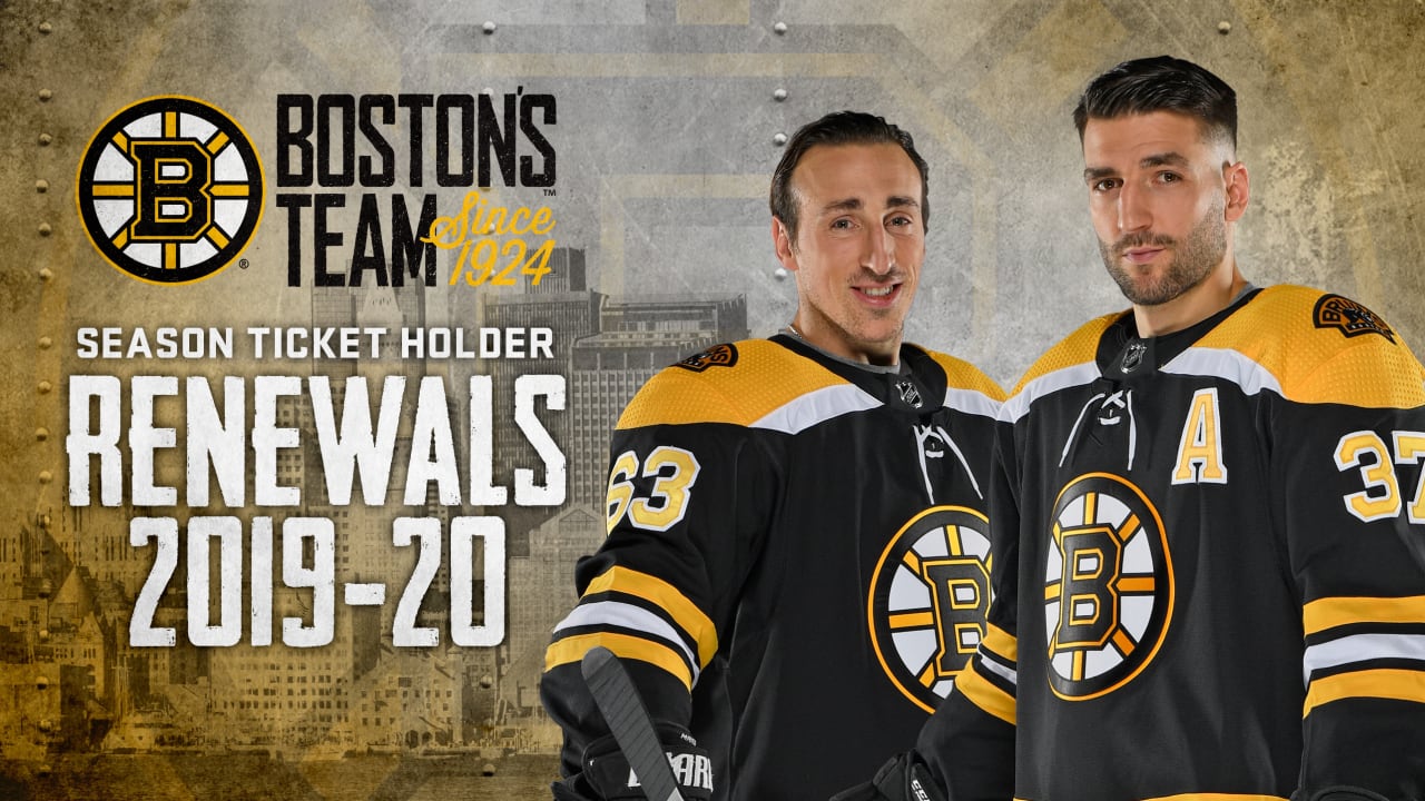 Bruins Announce 2019-2020 Season Ticket Renewal Information | Boston Bruins
