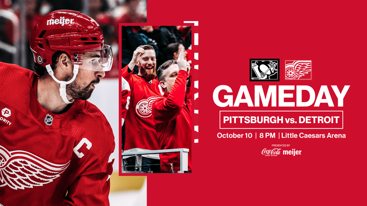 PREVIEW: Red Wings ‘extra excited’ for Opening Night against Penguins ...