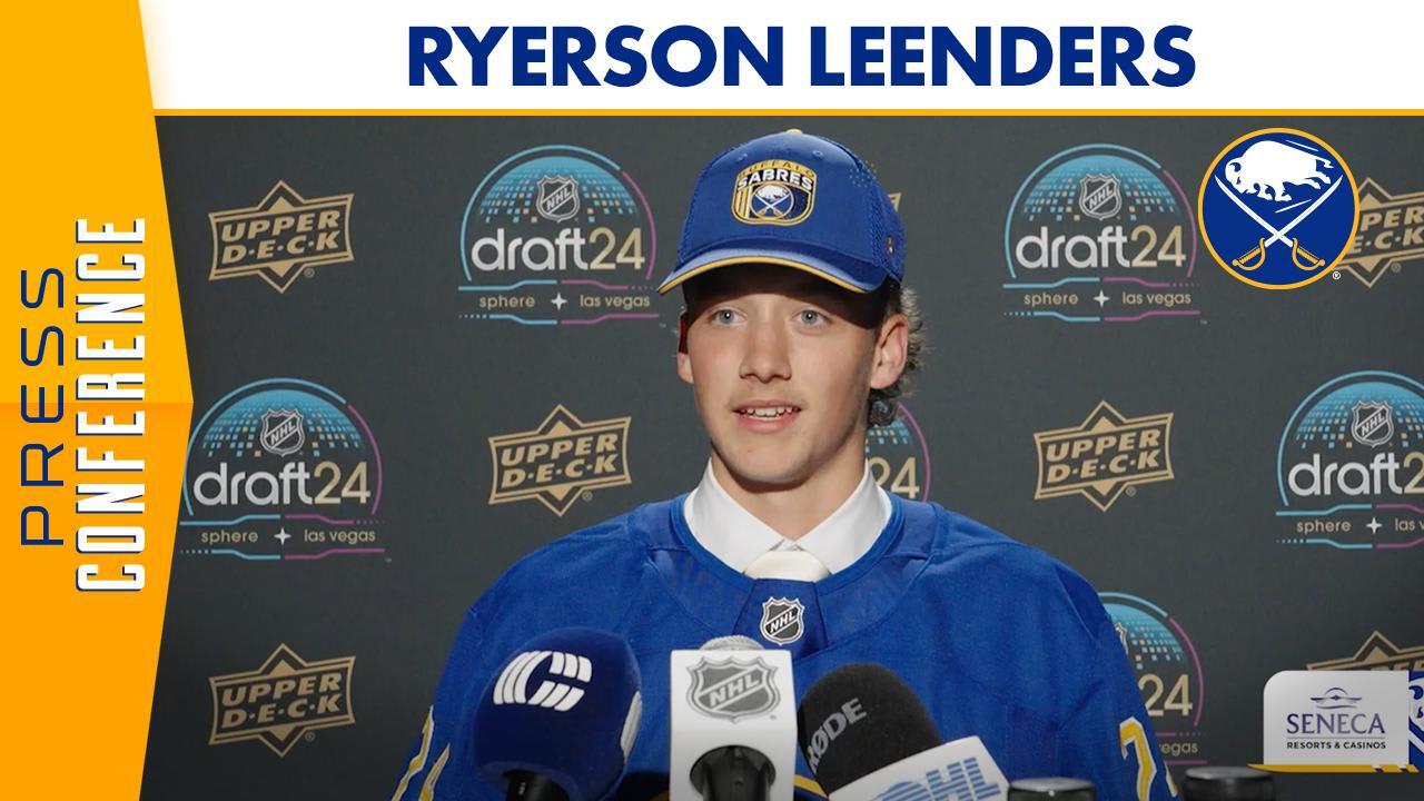 Leenders | Draft Press Conference | Buffalo Sabres