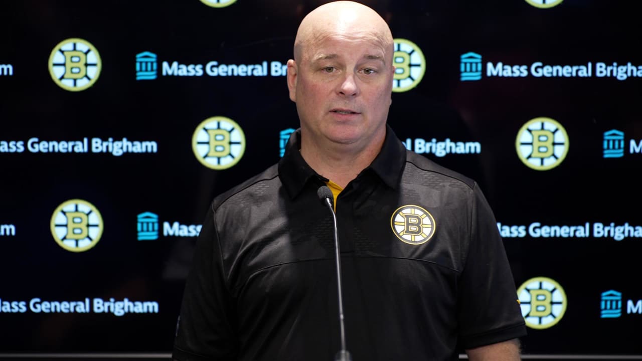 Press Room: Jim Montgomery | Boston Bruins