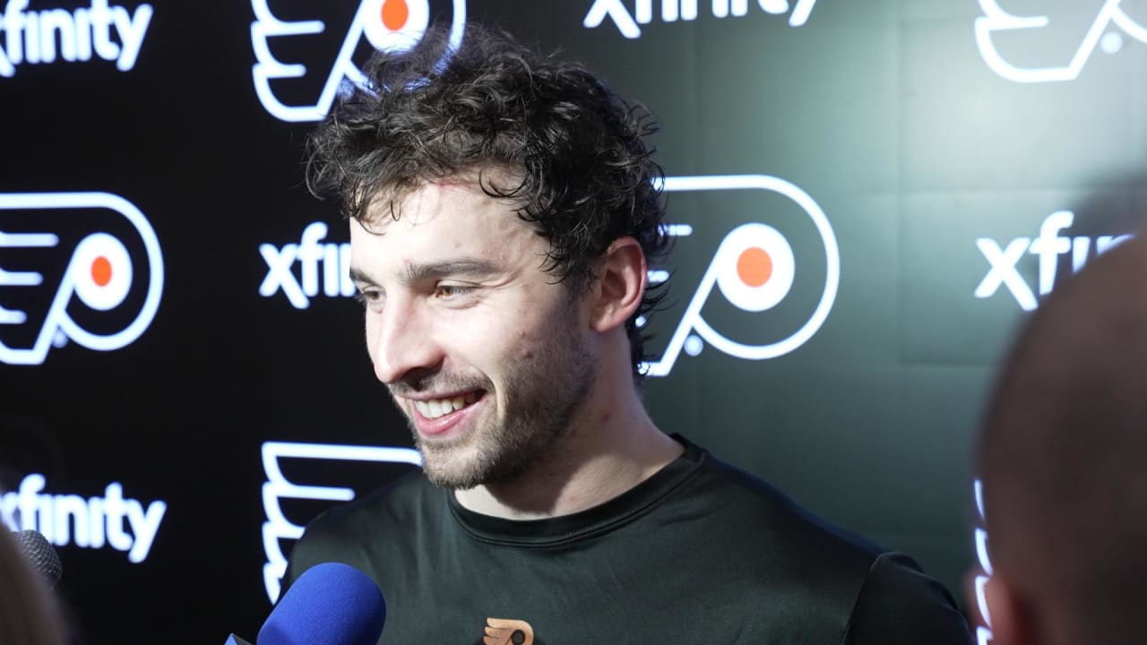 12/3 PHI vs. BUF Postgame: Noah Cates | Philadelphia Flyers