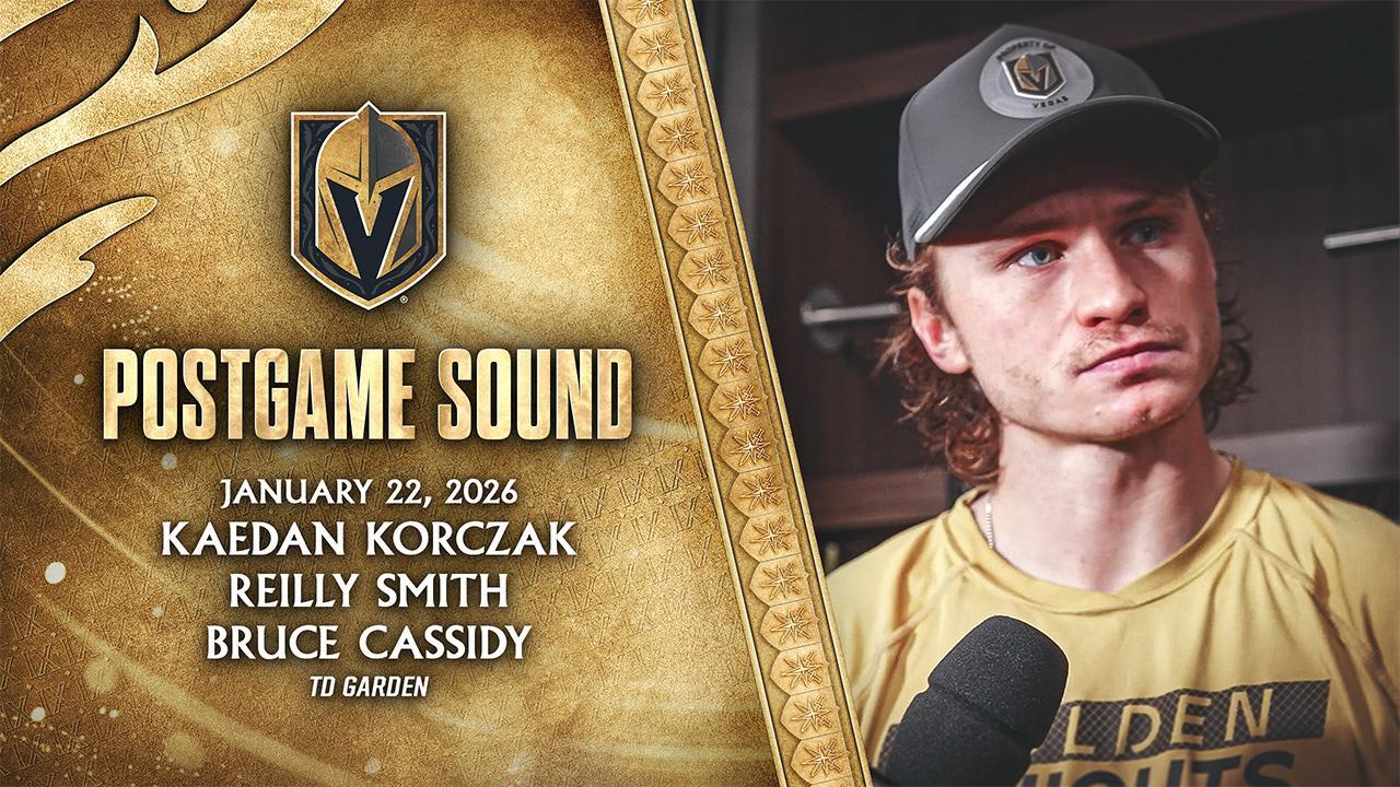 POSTGAME SOUND: Korczak, Smith & Cassidy | Vegas Golden Knights