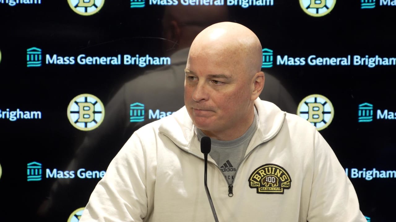 Press Room: Jim Montgomery | Boston Bruins