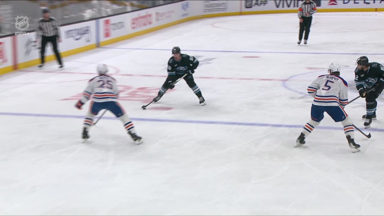EDM@UTA: Kerfoot scores goal against Tristan Jarry | Utah Mammoth