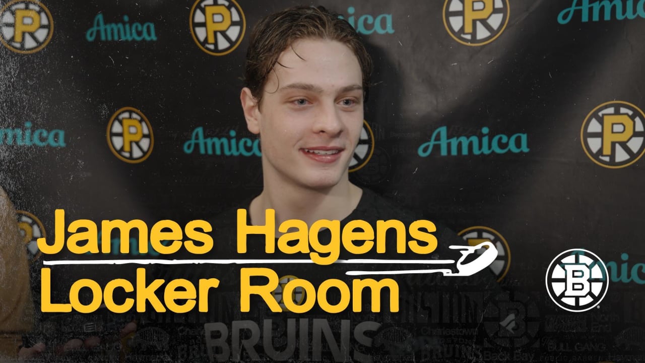 Locker Room Raw: James Hagens | Boston Bruins