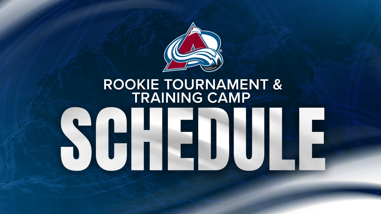 Rookie Tournament and Training Camp Schedule | Colorado Avalanche