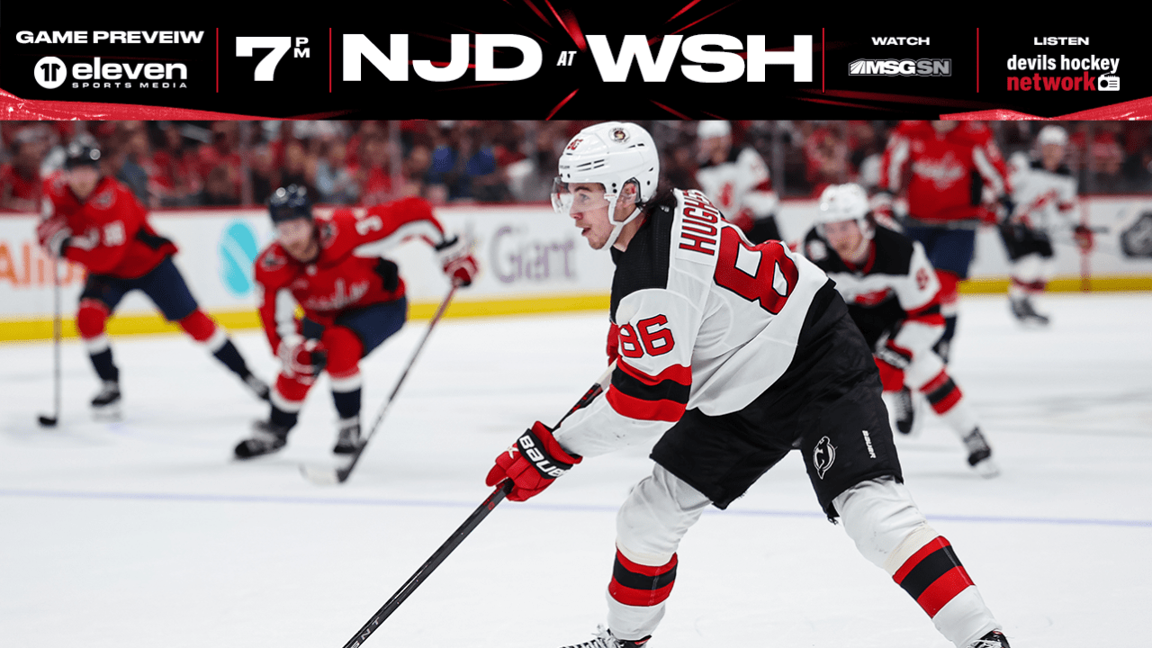 Devils Face Capitals in DC | PREVIEW | New Jersey Devils