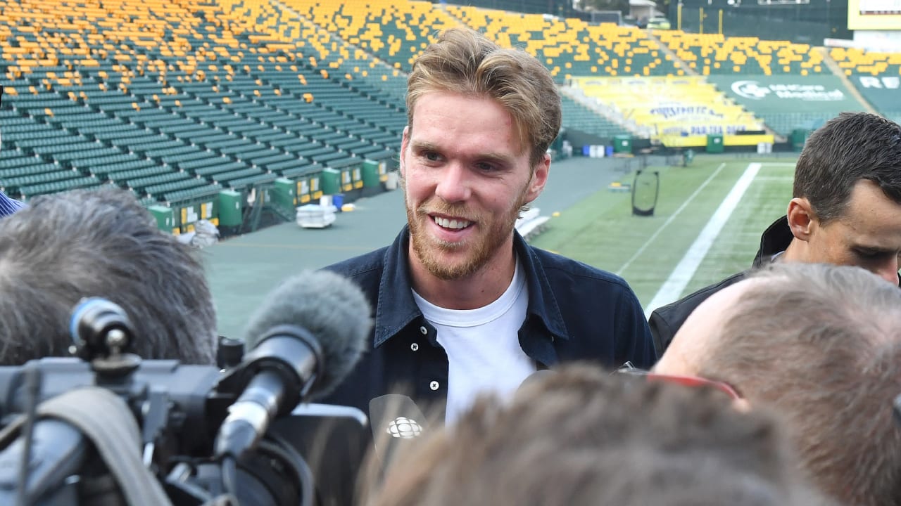 Heritage Classic Availability with McDavid & Mayer | Edmonton Oilers