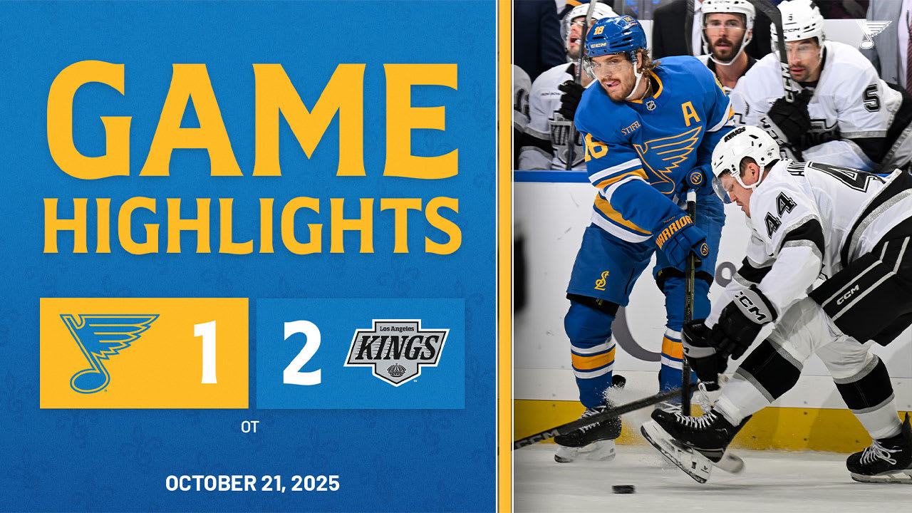Highlights: LAK 2, STL 1 (OT) | St. Louis Blues