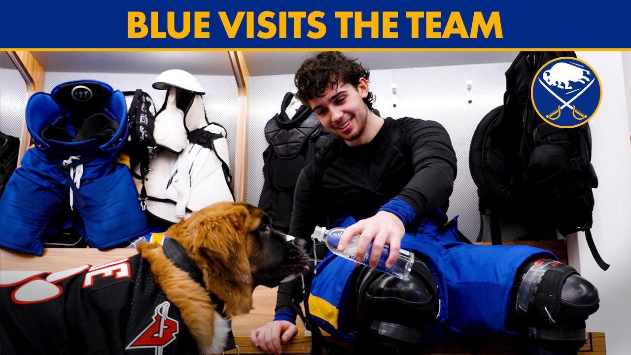 Blue visits the team | Buffalo Sabres