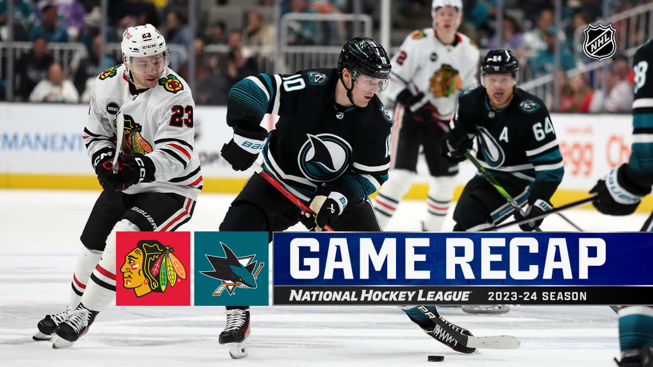 Game Recap: Sharks 4, Blackhawks 5 | San Jose Sharks