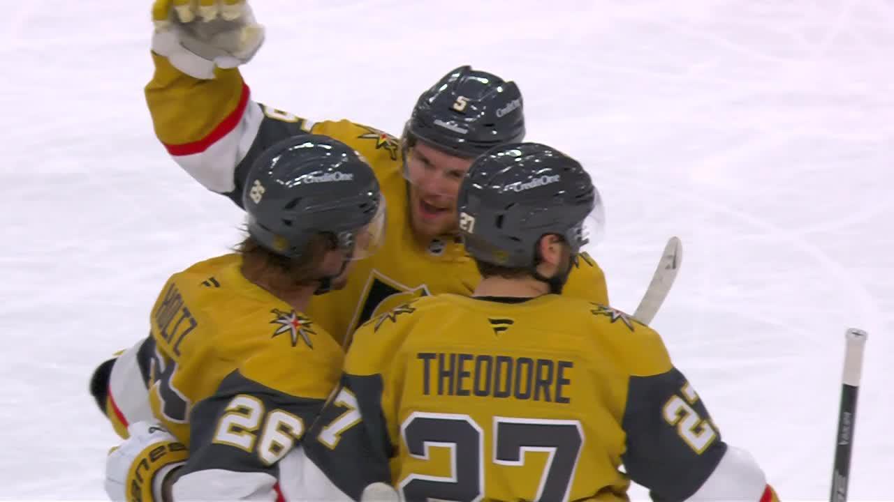 NSH@VGK: Holtz scores goal against Justus Annunen | Vegas Golden Knights
