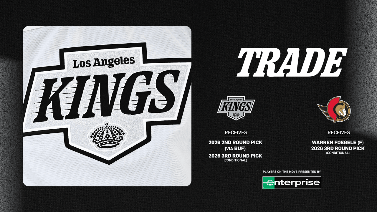 LA Kings Acquire 2026 Second-Round Draft Pick in Exchange for Warren ...