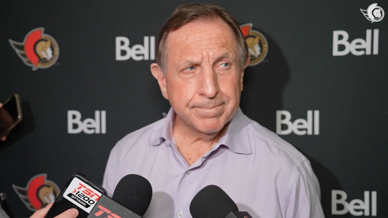Jacques Martin pregame vs ANA | Ottawa Senators