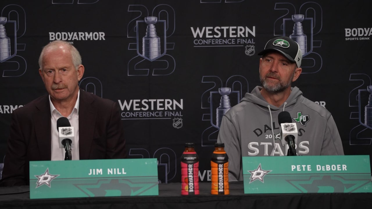 5/20/25 Practice: Jim Nill & Pete DeBoer | Dallas Stars