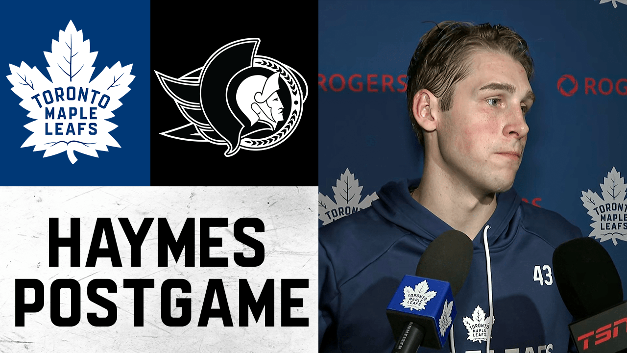 Luke Haymes | Post Game | Toronto Maple Leafs