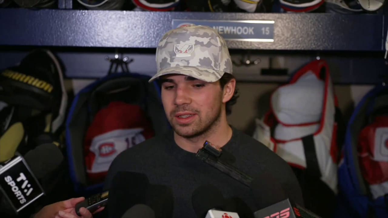 End of season media op: Newhook | Montréal Canadiens