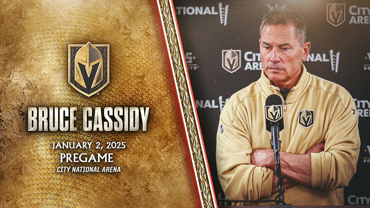 Bruce Cassidy antes del partido 1/2 | Vegas Golden Knights