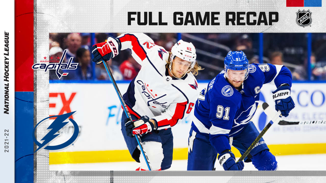 Recap: TBL 3, WSH 2 | Tampa Bay Lightning