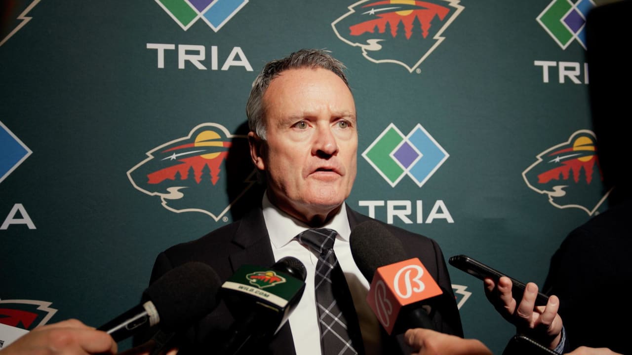 Evason Postgame at NYR 11/9 | Minnesota Wild