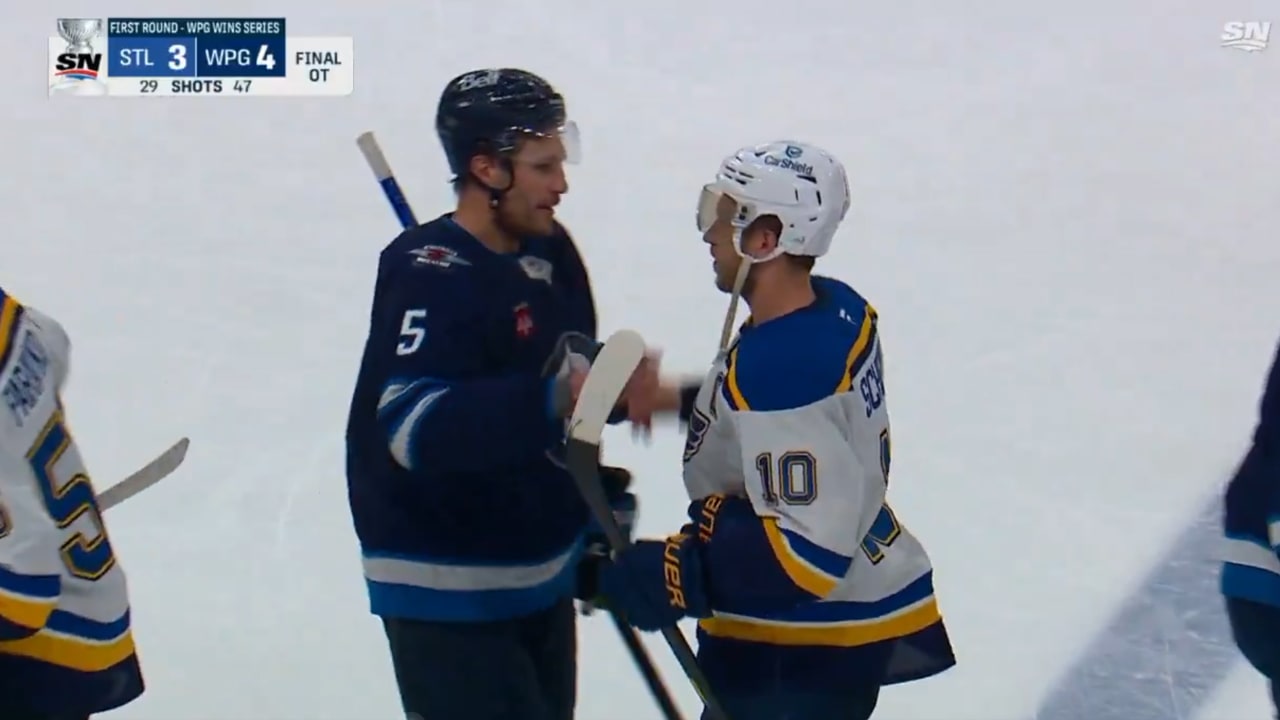 Schenn brothers share embrace in handshake line after Game 7 | NHL.com
