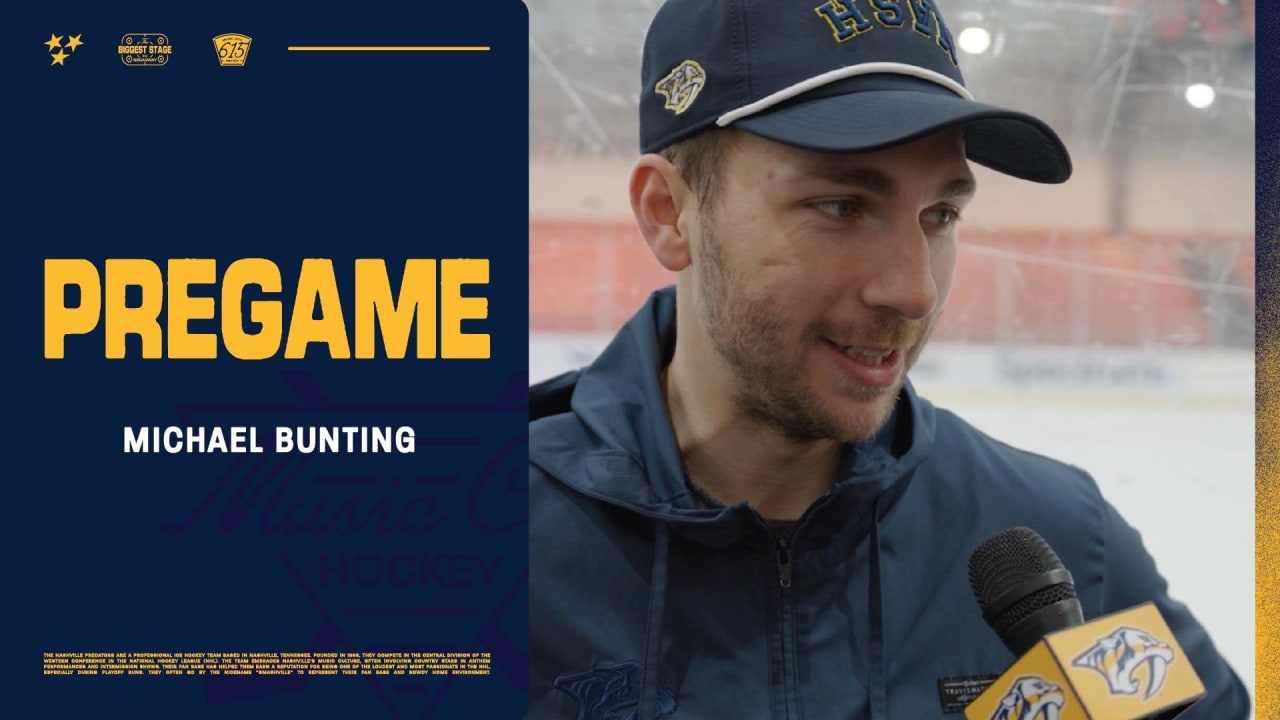 Pregame: Michael Bunting | Nashville Predators