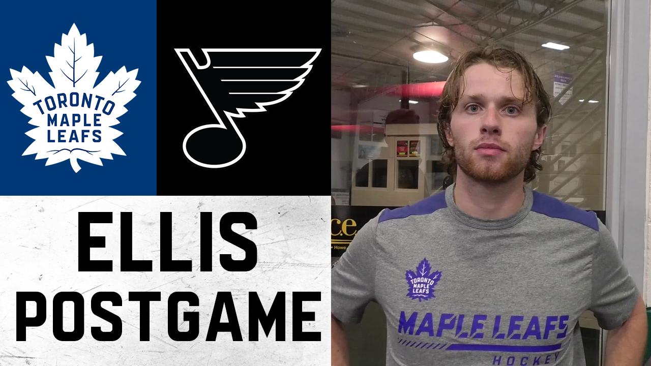 Max Ellis | Post game | Toronto Maple Leafs