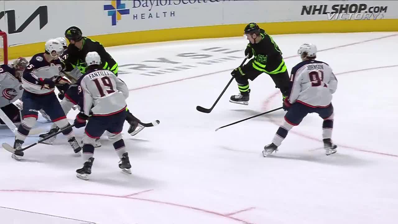 CBJ@DAL: Dadonov scores goal against Elvis Merzlikins | Dallas Stars