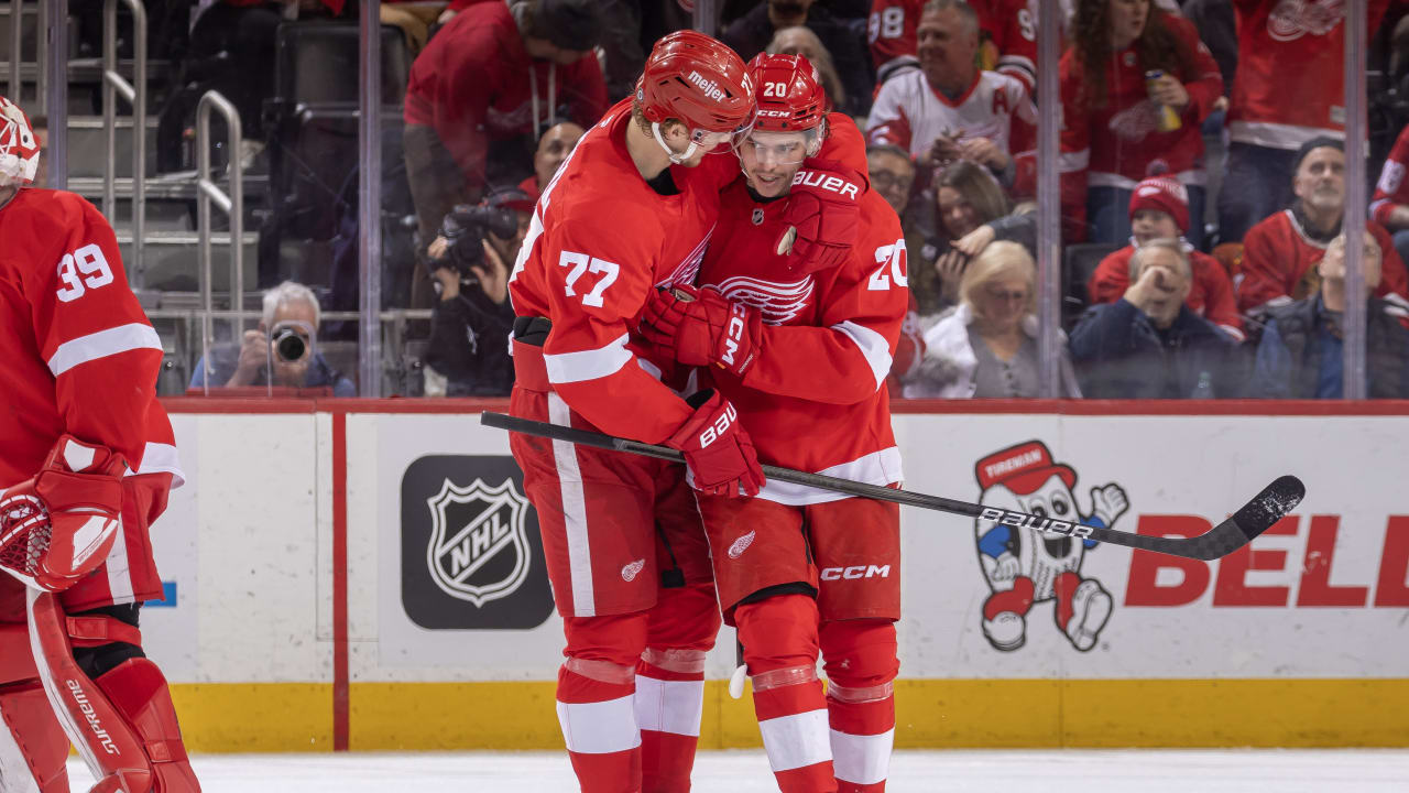 Självförtroendet växer för Red Wings rookie Johansson | NHL.com/sv
