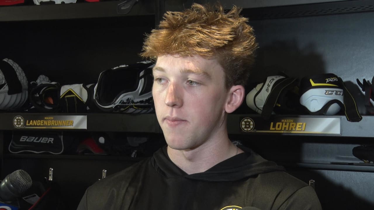 Locker Room Raw: Mason Lohrei | Boston Bruins
