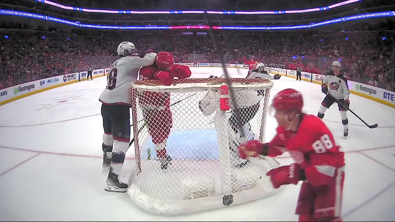 CBJ@DET: Kane scores goal against Columbus Blue Jackets | Detroit Red Wings