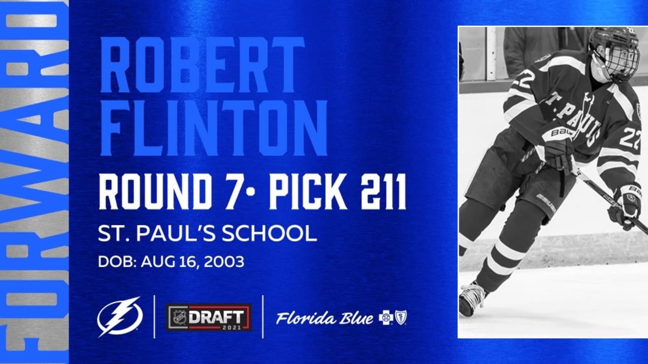 Lightning select F Robert Flinton with pick No. 211 | Tampa Bay Lightning