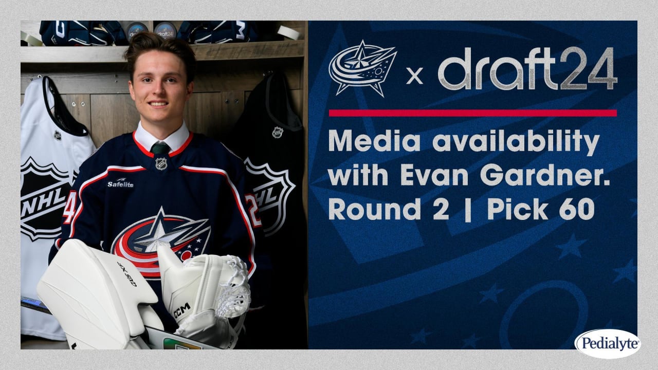 Evan Gardner meets with the media | Columbus Blue Jackets