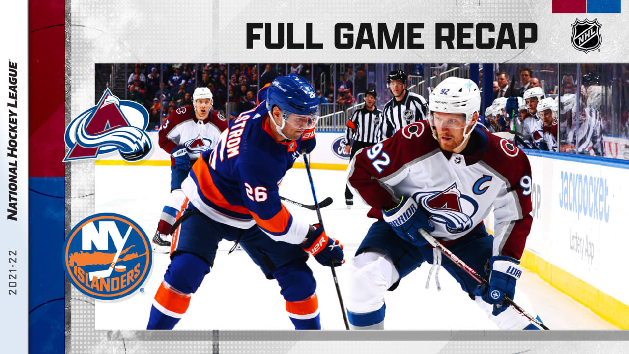 Recap: COL 5, NYI 4 | Colorado Avalanche