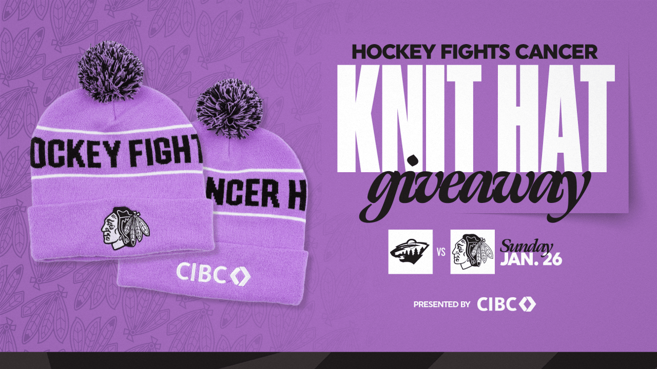 RELEASE: Join the Blackhawks for Annual "Hockey Fights Cancer" Game on ...