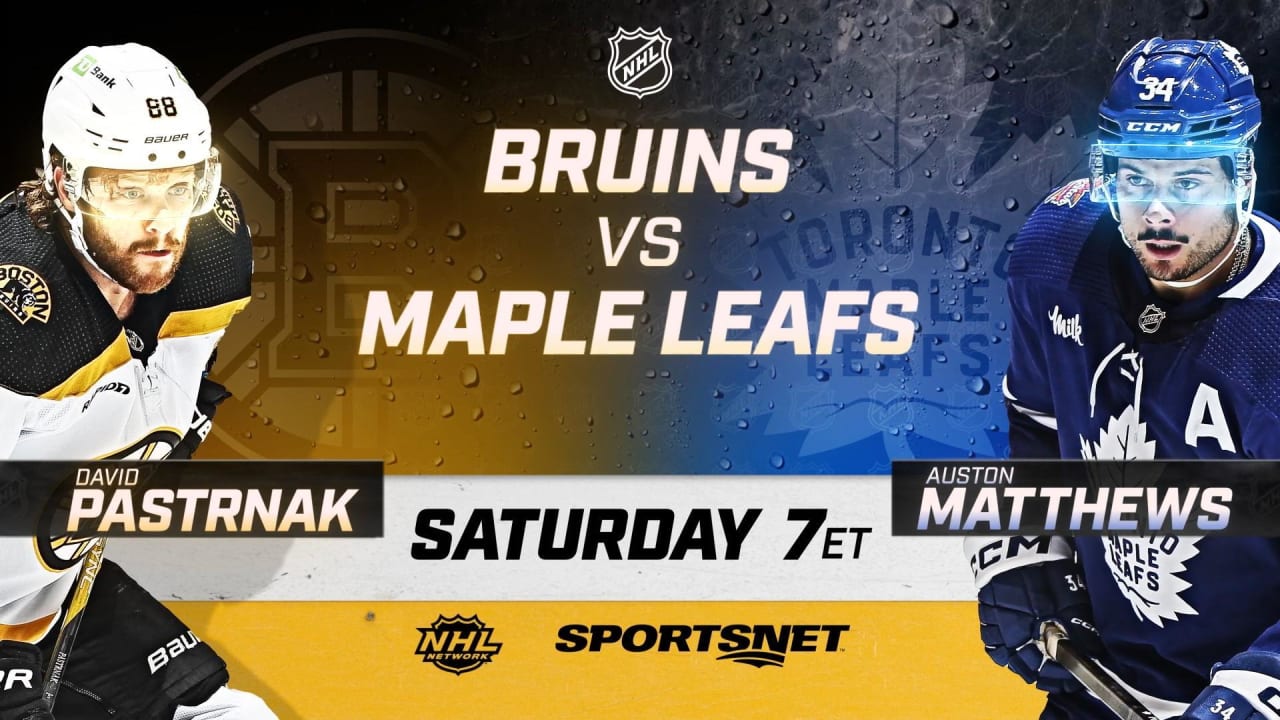 Bruins vs. Maple Leafs Saturday | NHL.com