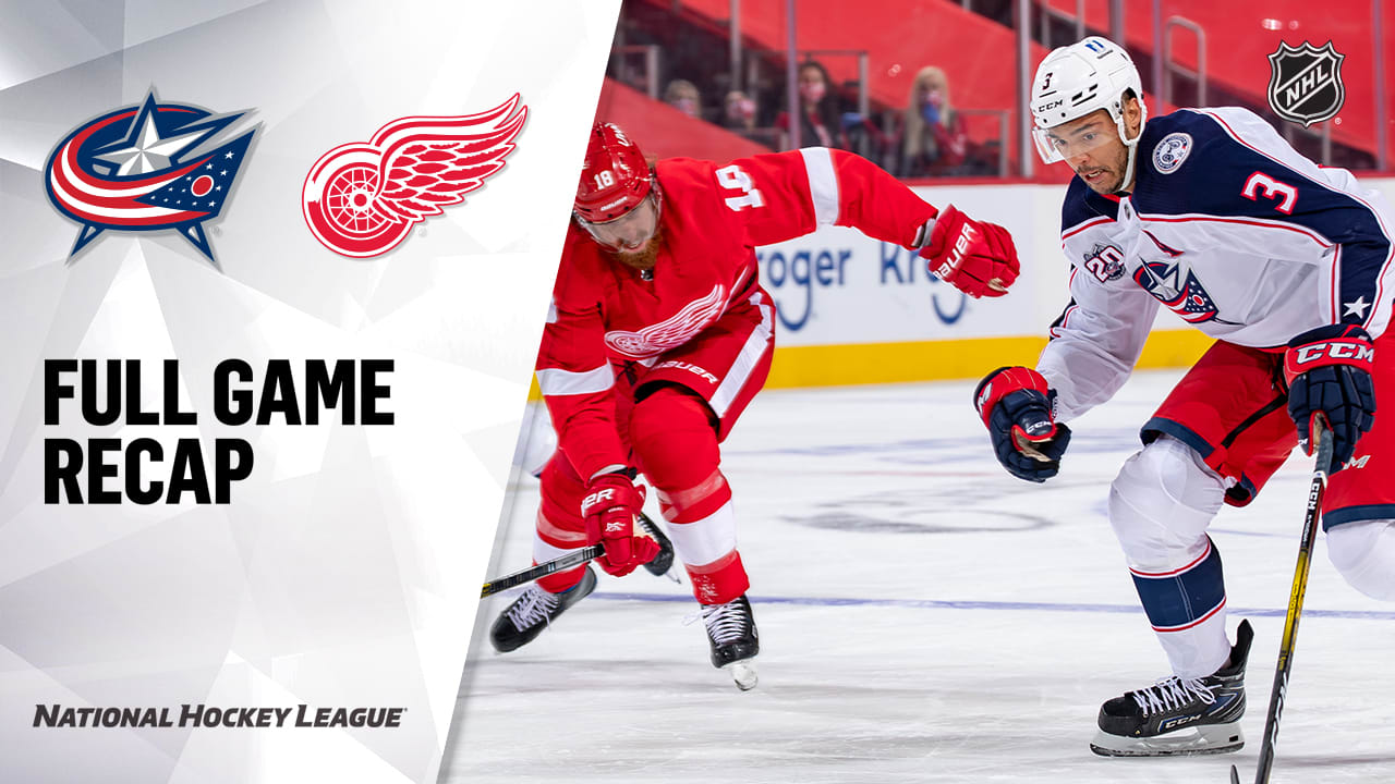 Recap: CBJ 3, DET 2 | Columbus Blue Jackets